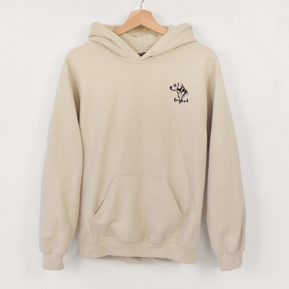 Dog Dad Embroidery Unisex Hoodie - KACHY DOGGY